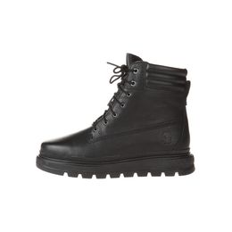 Timberland Leder-Boots "Ray City 6" in Schwarz - 37,5