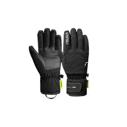 Reusch Skihandschuhe Eden R-TEX ECO aus wasserdichtem Material, schwarz|weiß