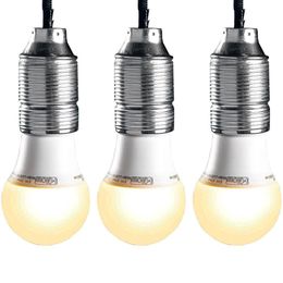 I-Glow SMD-LED-Leuchtmittel, Birne E27 11,5W - 3er-Set