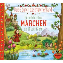 Magellan Reise durch das Märchenland - Die beliebtesten Märchen der Brüder Grimm (Audio-CD),2 Audio-CD - Jacob Grimm (Hörbuch)