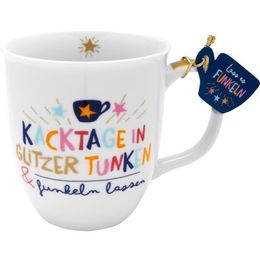 Sheepworld Tasse "Kacktage in Glitzer tunken & Funkeln lassen"