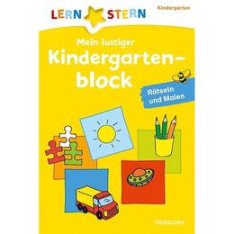 LERNSTERN Mein lustiger Kindergartenblock. Rätseln und Malen ab 3 Jahren, Kartoniert (TB)