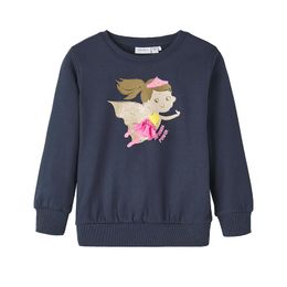 name it - Sweatshirt NMFLEILA in dark sapphire, Gr.92