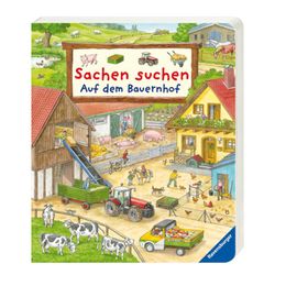 RAVENSBURGER VERLAG Sachen suchen: Auf dem Bauernhof - Wimmelbuch ab 2 Jahren - Susanne Gernhäuser, Pappband