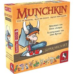 Pegasus Spiele Munchkin Fantasy Super-Mega-Set (Kartenspiel)