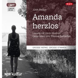 Große Werke. Große Stimmen - Amanda Herzlos,1 Audio-CD, 1 MP3 - Jurek Becker (Hörbuch)