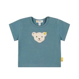 Steiff - T-Shirt CLASSIC BABY BOYS in bluestone, Gr.80