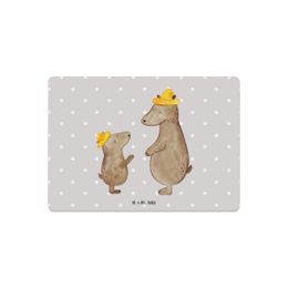 Mr. & Mrs. Panda Platzset, Bären mit Hut - Grau Pastell