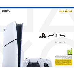 Playstation PS5 Konsole Slim Laufwerk inkl. 2 DualSense Wireless-Controller 1TB