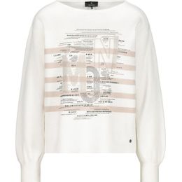 monari Druckkleid Pullover off-white