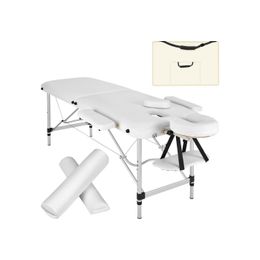 TecTake Massageliege 2 Zonen Massageliege mit Polsterung