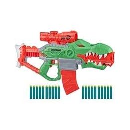 Hasbro Nerf DinoSquad Rex-Rampage, Nerf Gun grün/orange Serie: DinoSquad Altersangabe: ab 8 Jahren