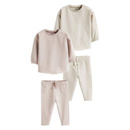 next Shirt & Leggings 4-teiliges Baby-Set mit T-Shirt und Leggings (4-tlg)