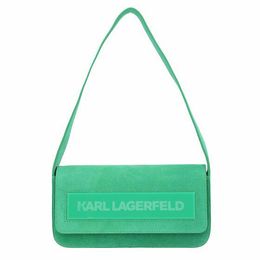 K by KARL LAGERFELD Karl Lagerfeld Icon K Schultertasche Leder 23.5 cm basil green