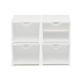 Schuhbox HEINE HOME Aufbewahrungsboxen Gr. H/B/T ca. 21/26,5/40 cm, 6er Set, weiß Schuhboxen Aufbewahrungssysteme