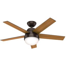 Hunter Deckenventilator "Stile, 117cm Premier Bronze" Ventilatoren braun (holzfarben, braun) Deckenventilatoren