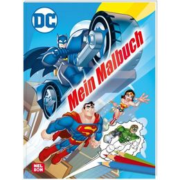 Nelson DC Superhelden: Mein Malbuch, Kartoniert (TB)