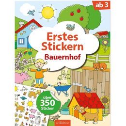 Ars Edition Erstes Stickern - Bauernhof, Kartoniert (TB)
