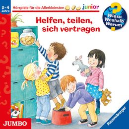 Wieso? Weshalb? Warum? junior. Helfen, teilen, sich vertragen,Audio-CD - Doris Rübel (Hörbuch)