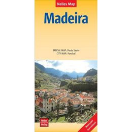 Nelles Verlag Nelles Map Landkarte Madeira - Porto Santo, reiß- und wasserfest, Karte (im Sinne von Landkarte)