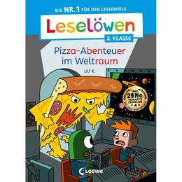 Loewe Verlag Leselöwen 2. Klasse - Pizza-Abenteuer im Weltraum - Ulf K., Gebunden