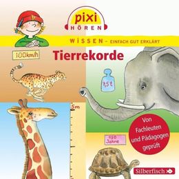 Silberfisch Pixi Wissen: Tierrekorde,1 Audio-CD - Cordula Thörner, Anke Riedel, Bianca Borowski (Hörbuch)