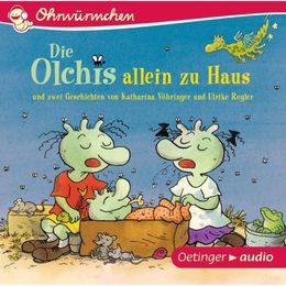 Die Olchis allein zu Haus und zwei Geschichten von Katharina Vöhringer und Ulrike Rogler,1 Audio-CD - Erhard Dietl, Ulrike Rogler, Katharina Vöhringer