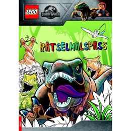 Ameet LEGO® Jurassic World Rätselmalspaß, Kartoniert (TB)
