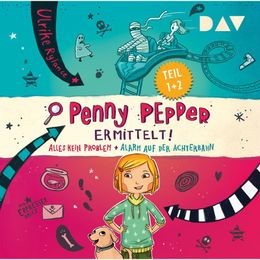 Penny Pepper ermittelt! Alles kein Problem + Alarm auf der Achterbahn,2 Audio-CD - Ulrike Rylance (Hörbuch)