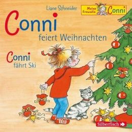 Silberfisch Conni feiert Weihnachten / Conni fährt Ski (Meine Freundin Conni - ab 3),1 Audio-CD - Liane Schneider (Hörbuch)