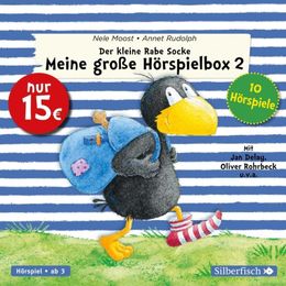 Silberfisch Der kleine Rabe Socke - Meine große Hörspielbox 2 (Der kleine Rabe Socke),Audio-CD - Nele Moost (Hörbuch)