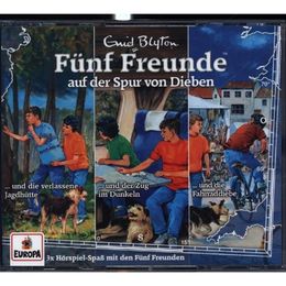 Fünf Freunde - 3er-Box-auf der Spur von Dieben. Box.36, 3 Audio-CD,3 Audio-CD - Enid Blyton (Hörbuch)