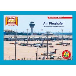 Am Flughafen / Kamishibai Bildkarten,