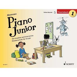 Piano Junior: Theoriebuch.Bd.1 - Hans-Günter Heumann, Geheftet
