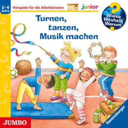 Wieso? Weshalb? Warum? junior. Turnen, tanzen, Musik machen,Audio-CD - Constanza Droop (Hörbuch)