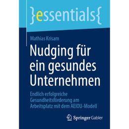 Springer Fachmedien Wiesbaden Nudging für ein gesundes Unternehmen - Mathias Krisam, Kartoniert (TB)