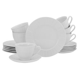 Creatable Kaffeeservice 18-tlg Barcelona weiss