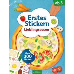 Ars Edition Erstes Stickern - Lieblingsessen, Kartoniert (TB)