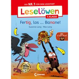 Loewe Verlag Leselöwen 1. Klasse - Jim ist mies drauf - Fertig, los ... Banane! - Suzanne Lang, Gebunden
