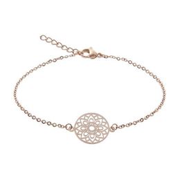 Armband - rosévergoldet - Mandala des Glücks