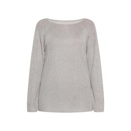 NAEMI Pullover Damen Gr&ouml;&szlig;e L grau / silber
