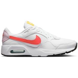 Nike Air Max SC Sneaker Damen in white-bright crimson-pink foam