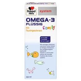 Queisser Doppelherz Omega-3 flüssig family system 250 ml