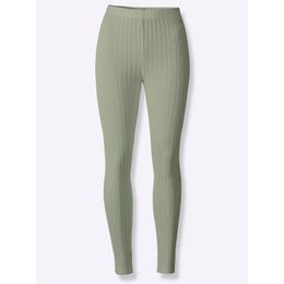 feel good Damen Leggings, lindgr&uuml;n, Gr&ouml;&szlig;e 48/50