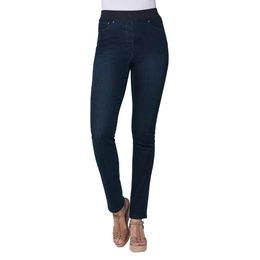 Schlupfjeans CREATION L PREMIUM Gr. 24, Kurzgrößen, blau (dark blue) Damen Jeans