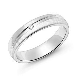 UNIQUE Silberring Ring für Damen von aus 925er Silber mit Zirkonia (Größe: 60mm), silberfarben, 60