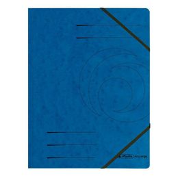 Herlitz Konferenzmappe 5 Eckspanner Quality DIN A4 - blau