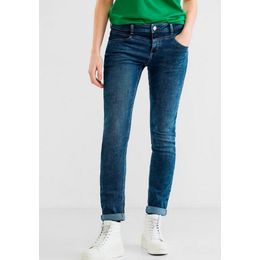 Street One Slim-fit-Jeans im 4-Pocket-Style, blau