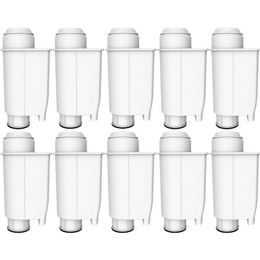 TRADESHOP 10x Ersatz Wasserfilter für Philips Saeco RI9585 RI9743 RI9833 RI9836 RI9837 RI9943 Philips Saeco Xsmall HD8743 SUP033R HD8824/09 Kaffeevollautomat