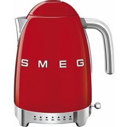 Smeg - Wasserkocher mit Temperaturregelung 1,7l rot